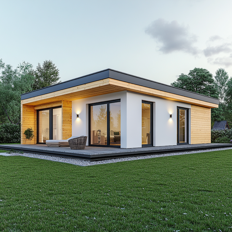 Kit modular Timber2Go 84MP - Timber2Go - Case modulare pe structura de lemn